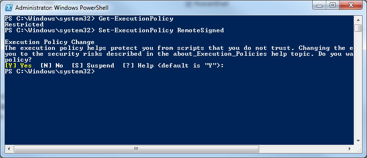 PowerShell: 如何解决File **.ps1 cannot be loaded because the execution of scripts is disabled on ...
