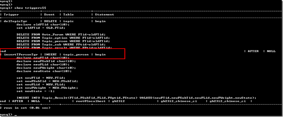 mysql Error”yet support multiple triggers-阿里云开发者社区