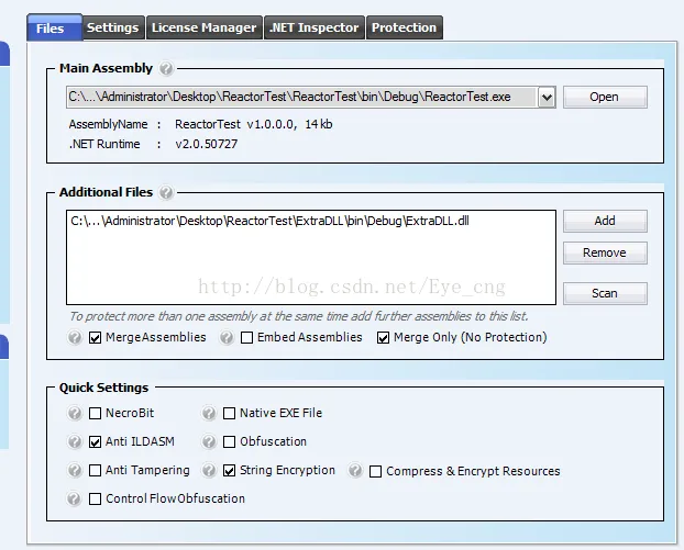 .net reactor 学习系列(二)---.net reactor界面各功能说明-阿里云开发者社区